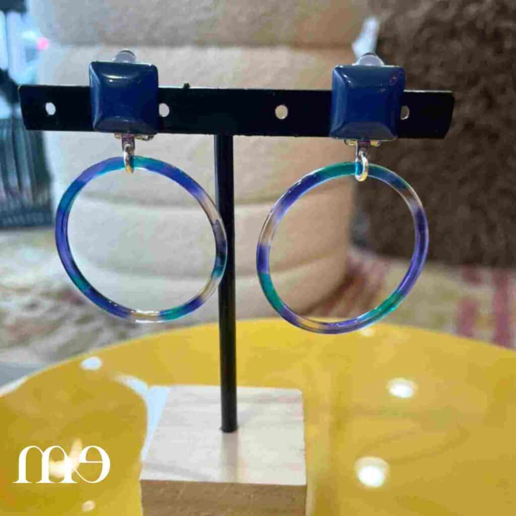 BO Clip créole bleu F Bramli – MAISON EMMA