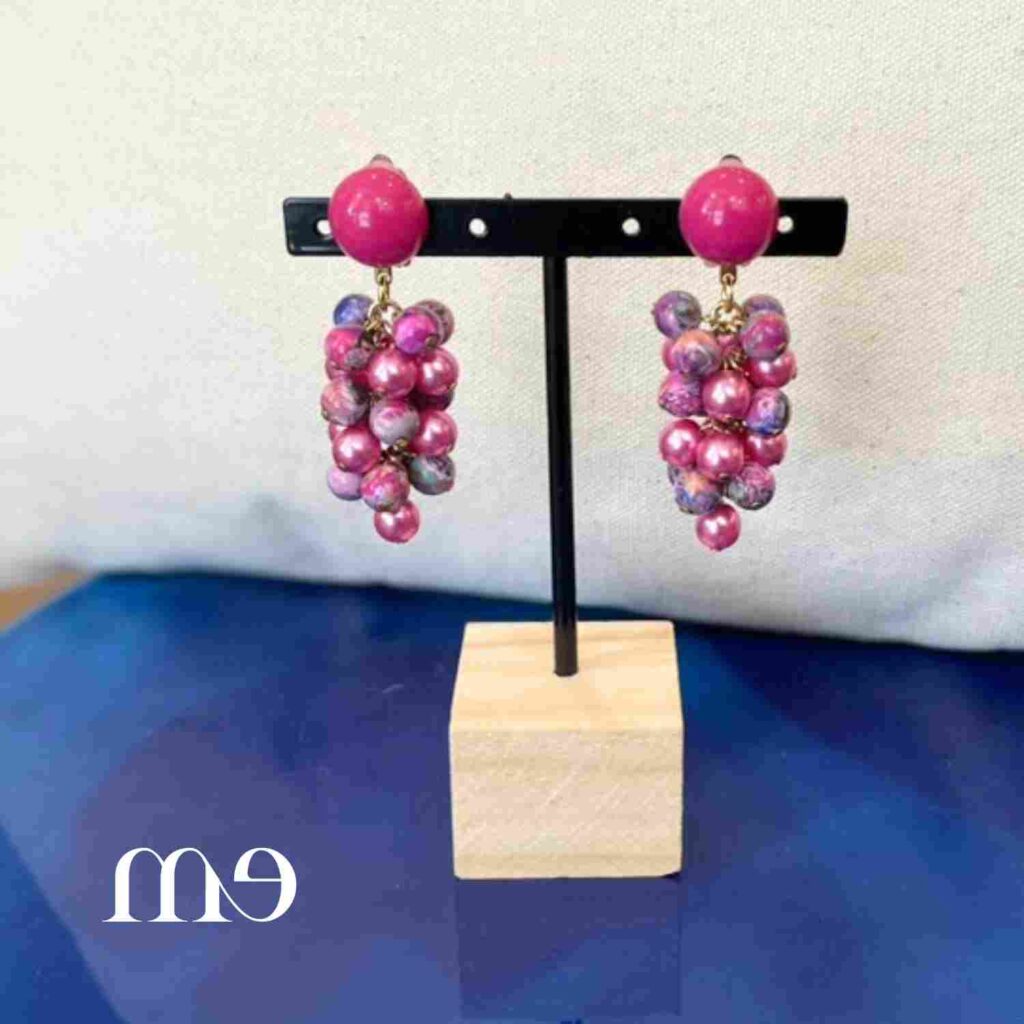 BO Clip grappe rose F Bramli – MAISON EMMA